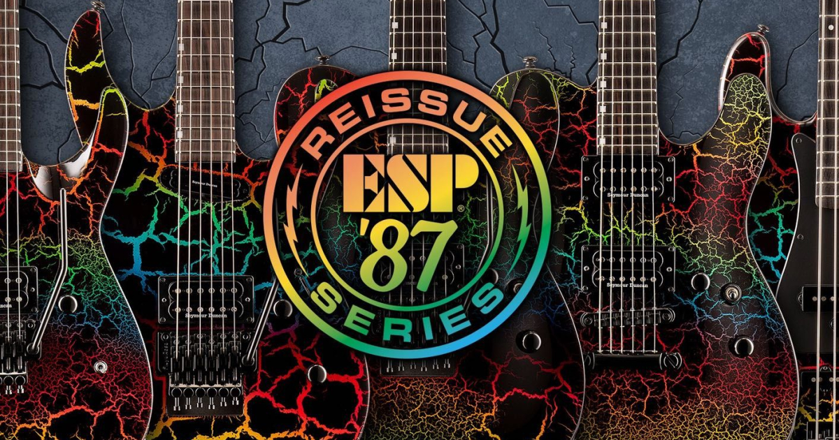 Back to the Eighties: ESP LTD ’87 Series Rainbow Crackle | insounder.org