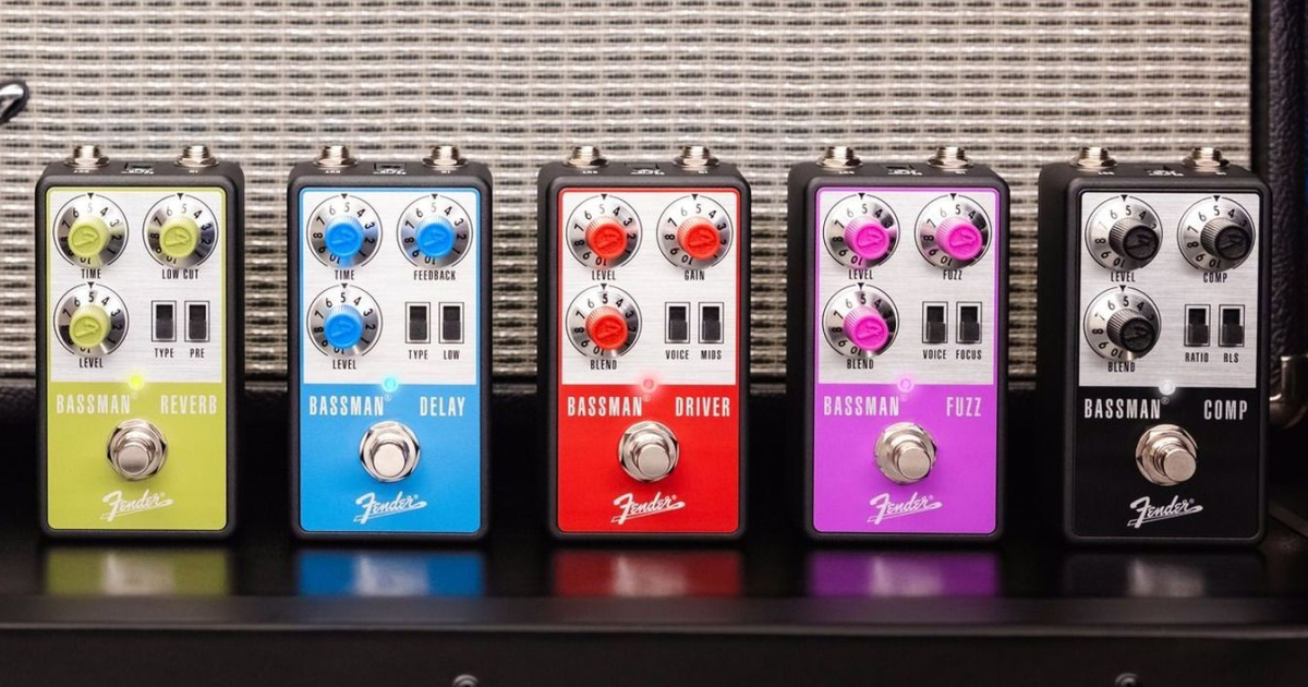 Bassman Pedals: A New Series of Fender Bass Effects | insounder.org