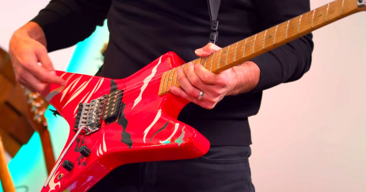 Kramer Given to 12-year-old Dweezil Zappa by Eddie Van Halen ...